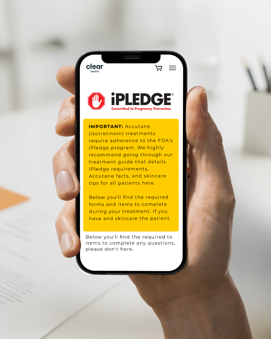 Clear Health - Isotretinoin (Accutane) Prescribed Online and Delivered